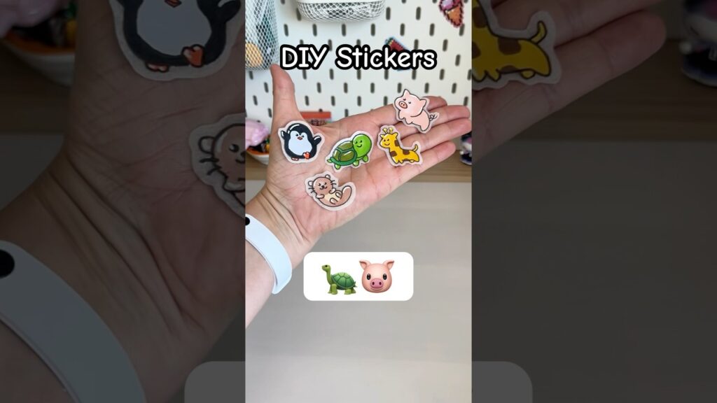 How to Make Stickers at Home Easy and Fun! #diy #papercraft #easydiy # ...